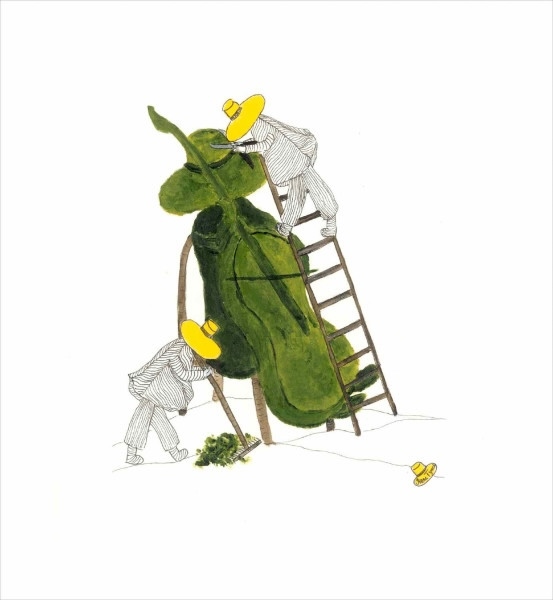 Topiary Cello by Irene Tyack